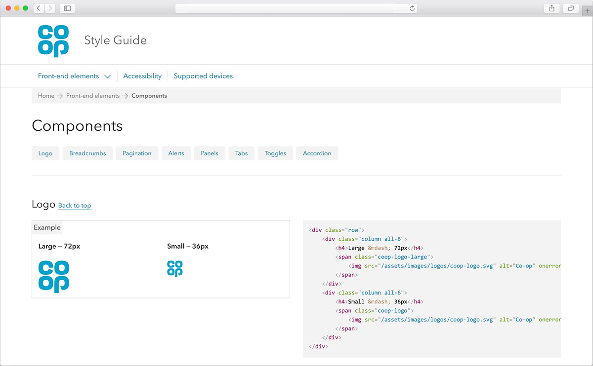 Finding our way with a Co-op design system – Co-op Digital Blog